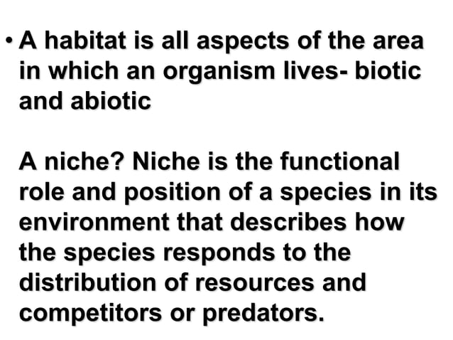 Wildlife_Habitats.ppt | Geography | Science