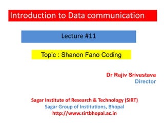 Data Communication & Computer network: Shanon fano coding | PDF
