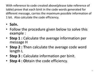 Data Communication & Computer network: Shanon fano coding | PDF