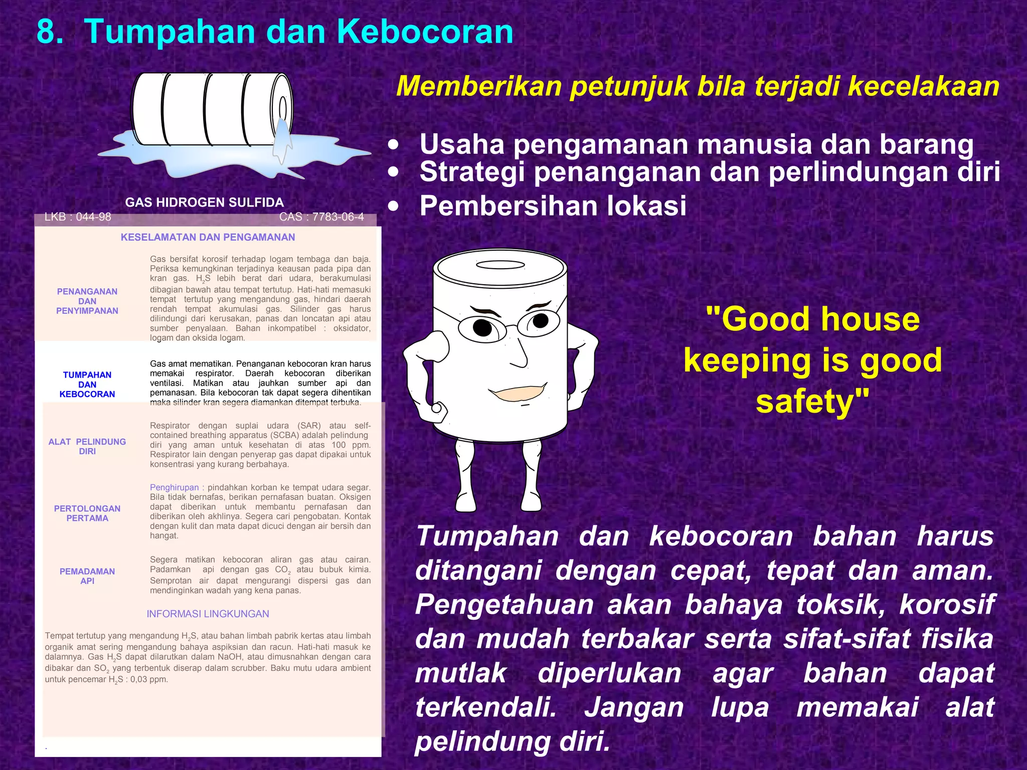 11 lembar data keselamatan bahan | PPT