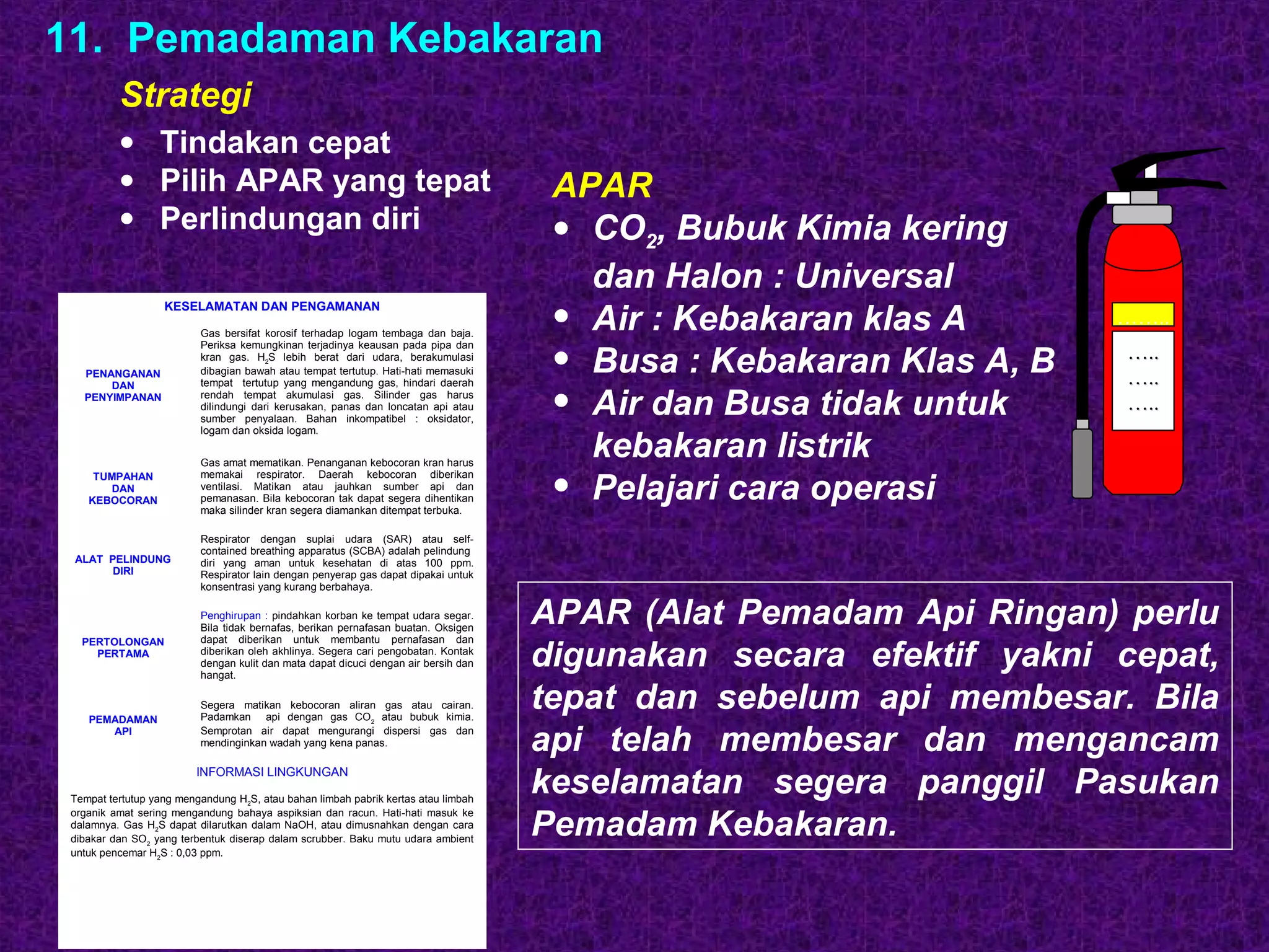 11 lembar data keselamatan bahan | PPT