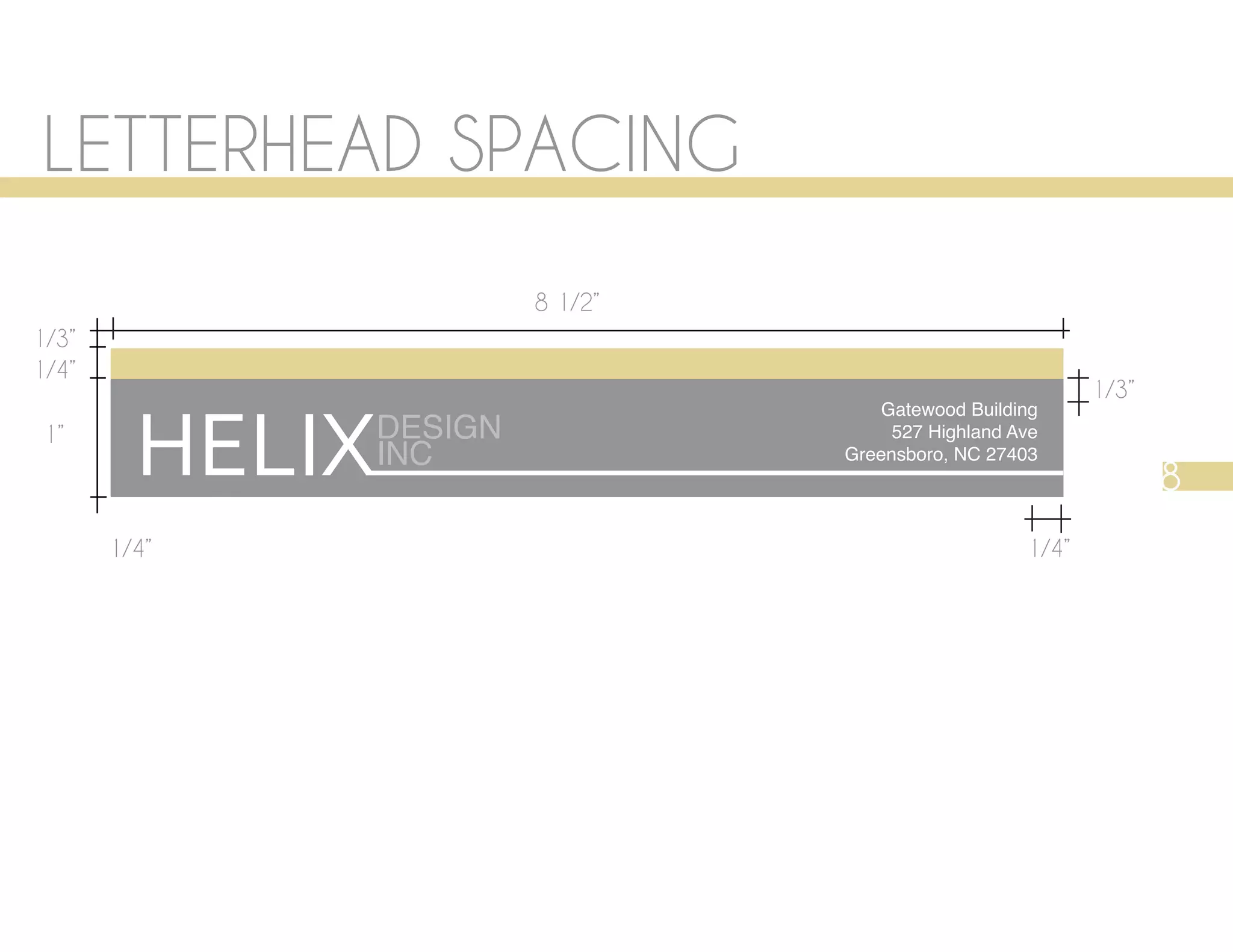 11 letterhead spacing | PDF