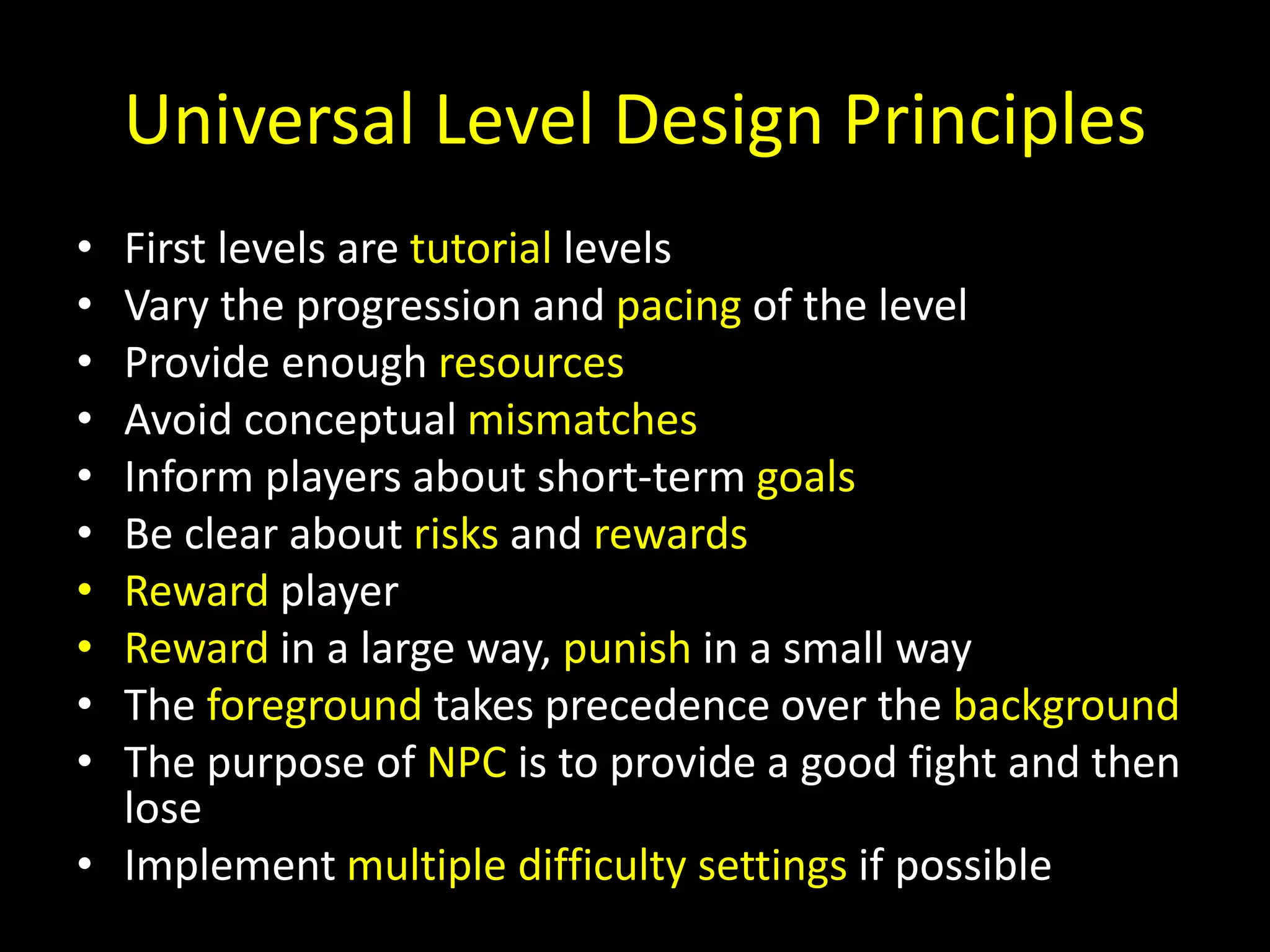 Level Design | PPTX