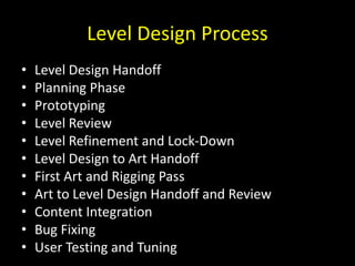 Level Design | PPTX
