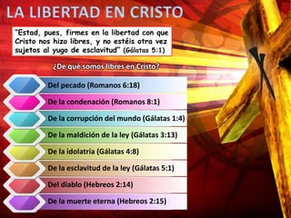 11 libertad en cristo | PPTX