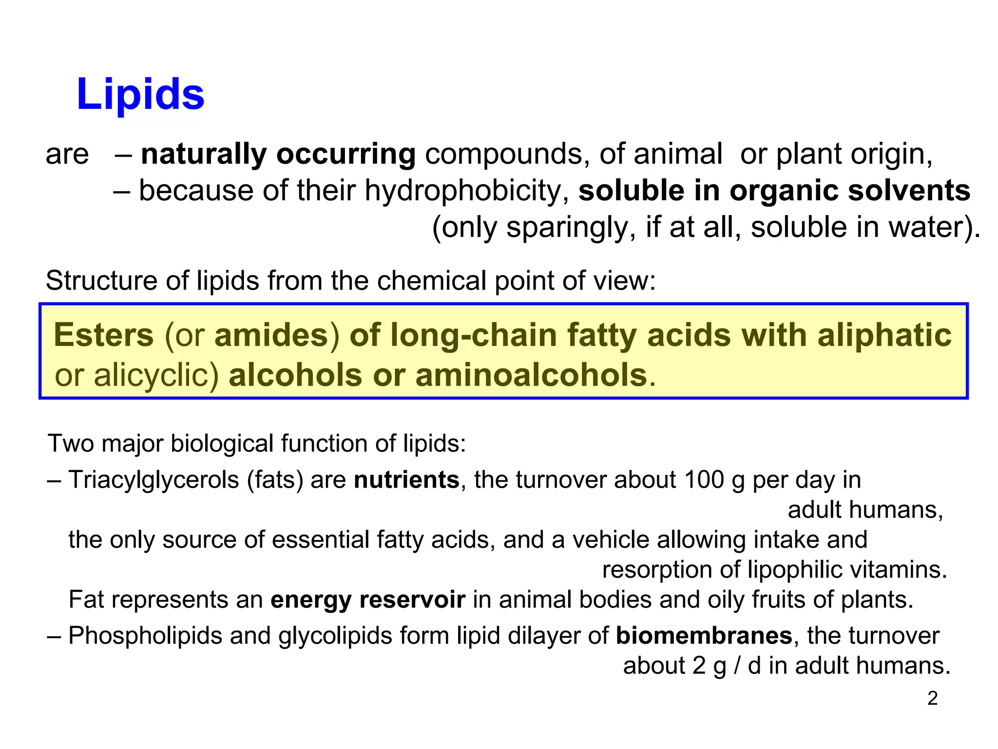 11 lipids i_-_fa__simple_and_complex_lipids | PPT