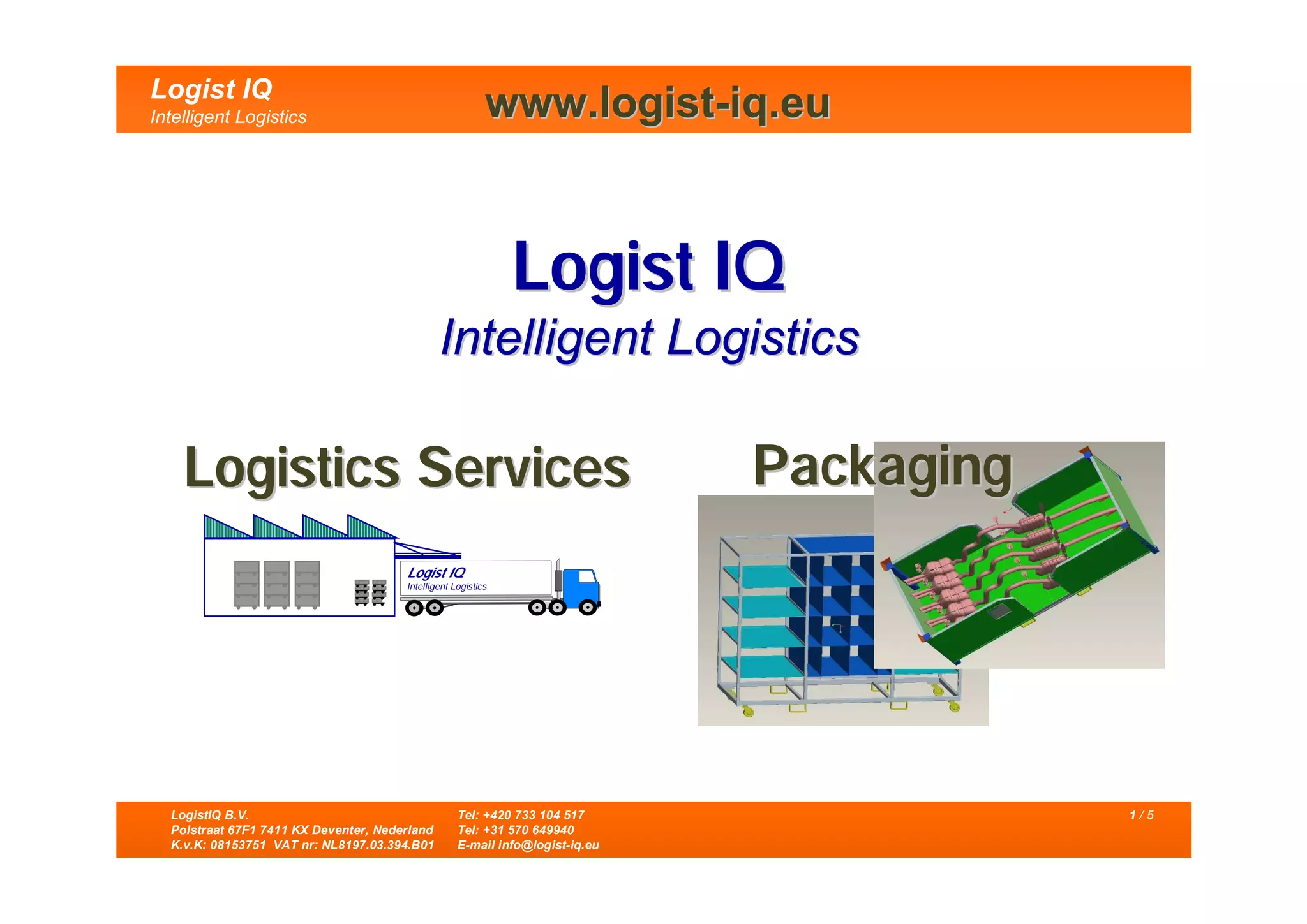 Logist IQ presentation | PDF