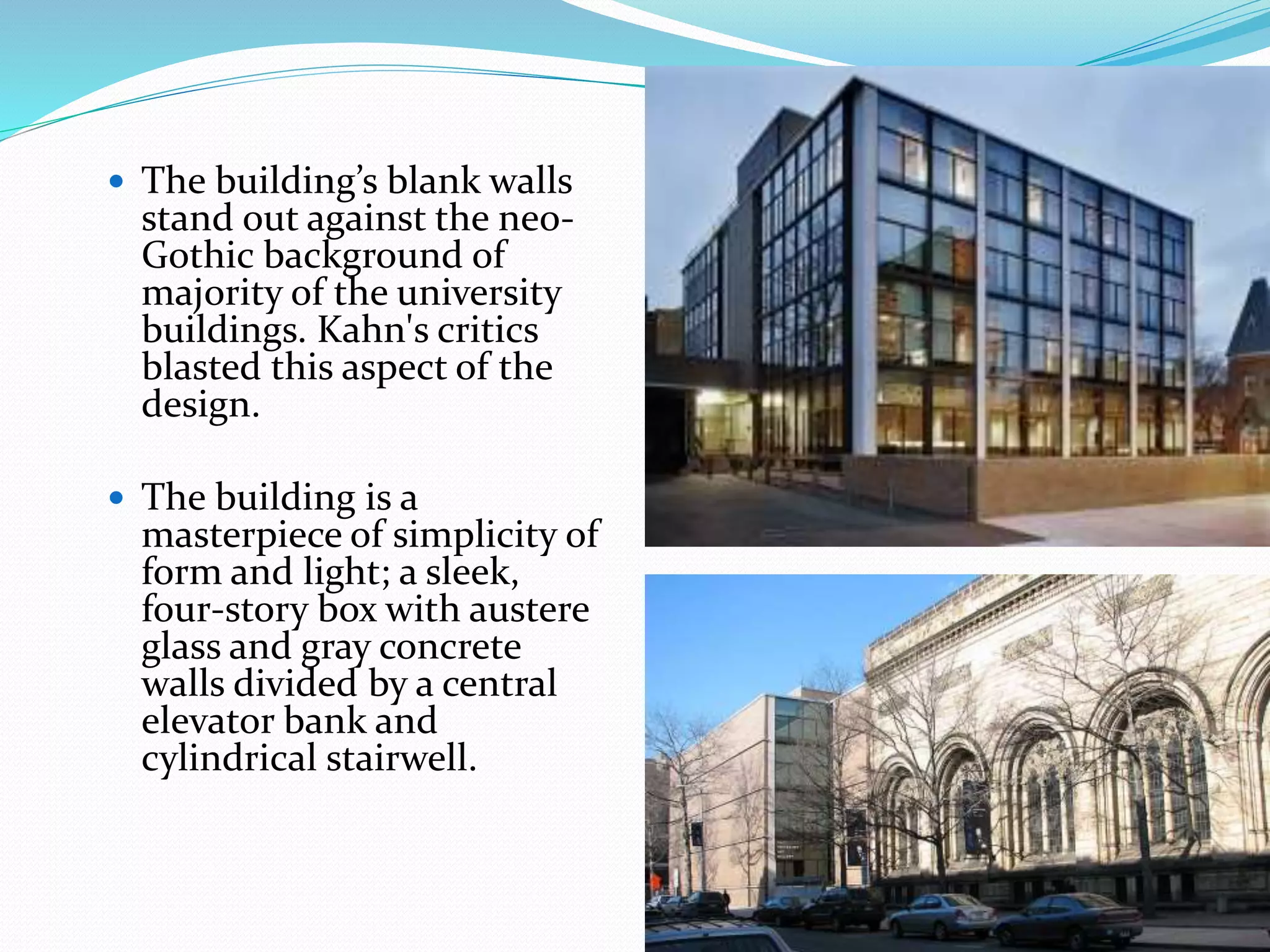 11 Louis Kahn Architecture | PPT