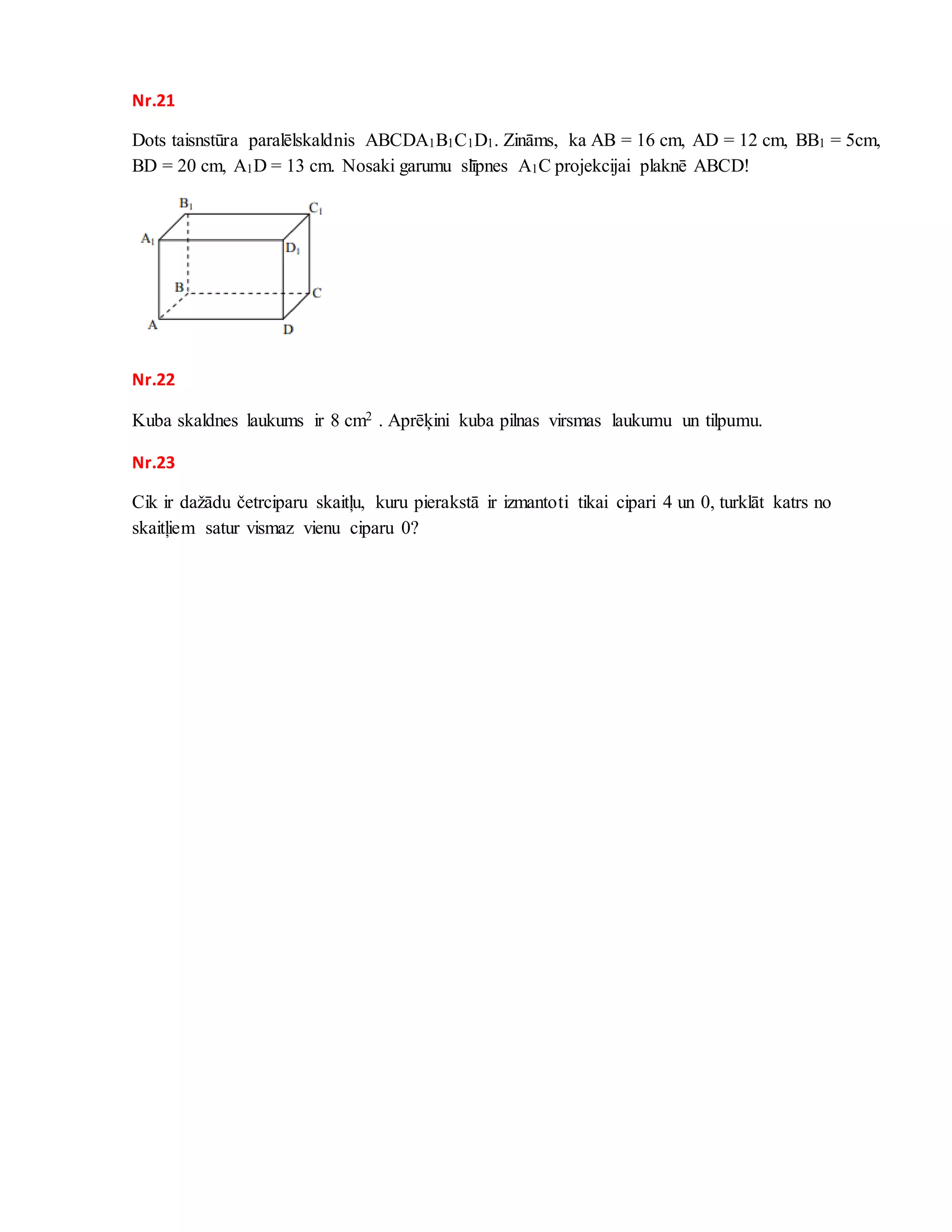Matemātikas tests 11. klasei | DOCX