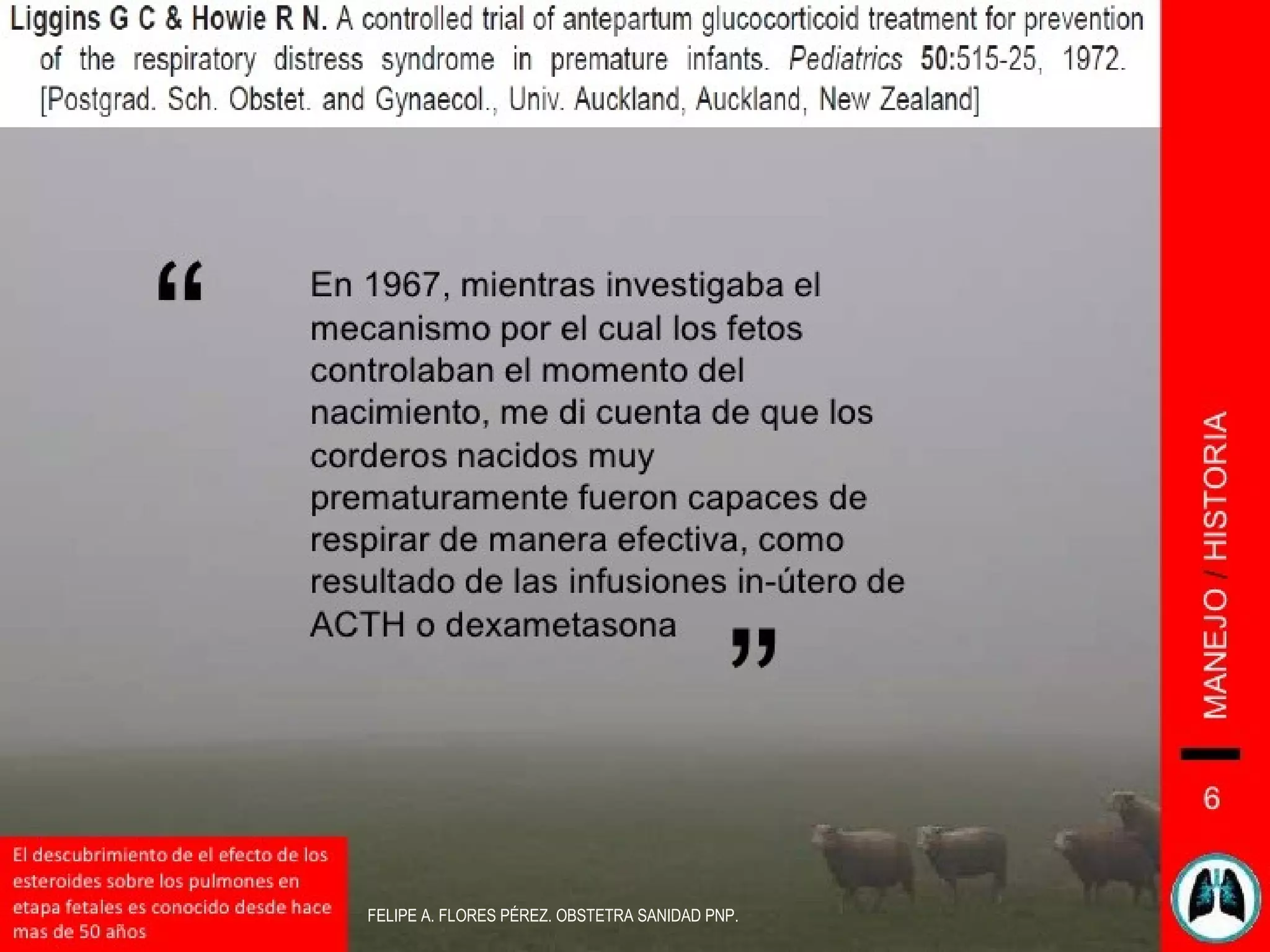 Maduración pulmonar fetal. Corioamnionitis. Shock septico | PPT