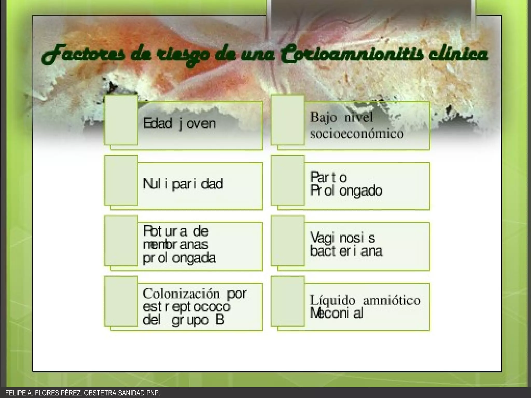 Maduración pulmonar fetal. Corioamnionitis. Shock septico | PPT