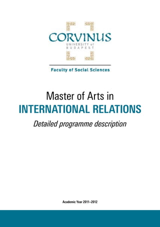 11 ma in international relations | PDF