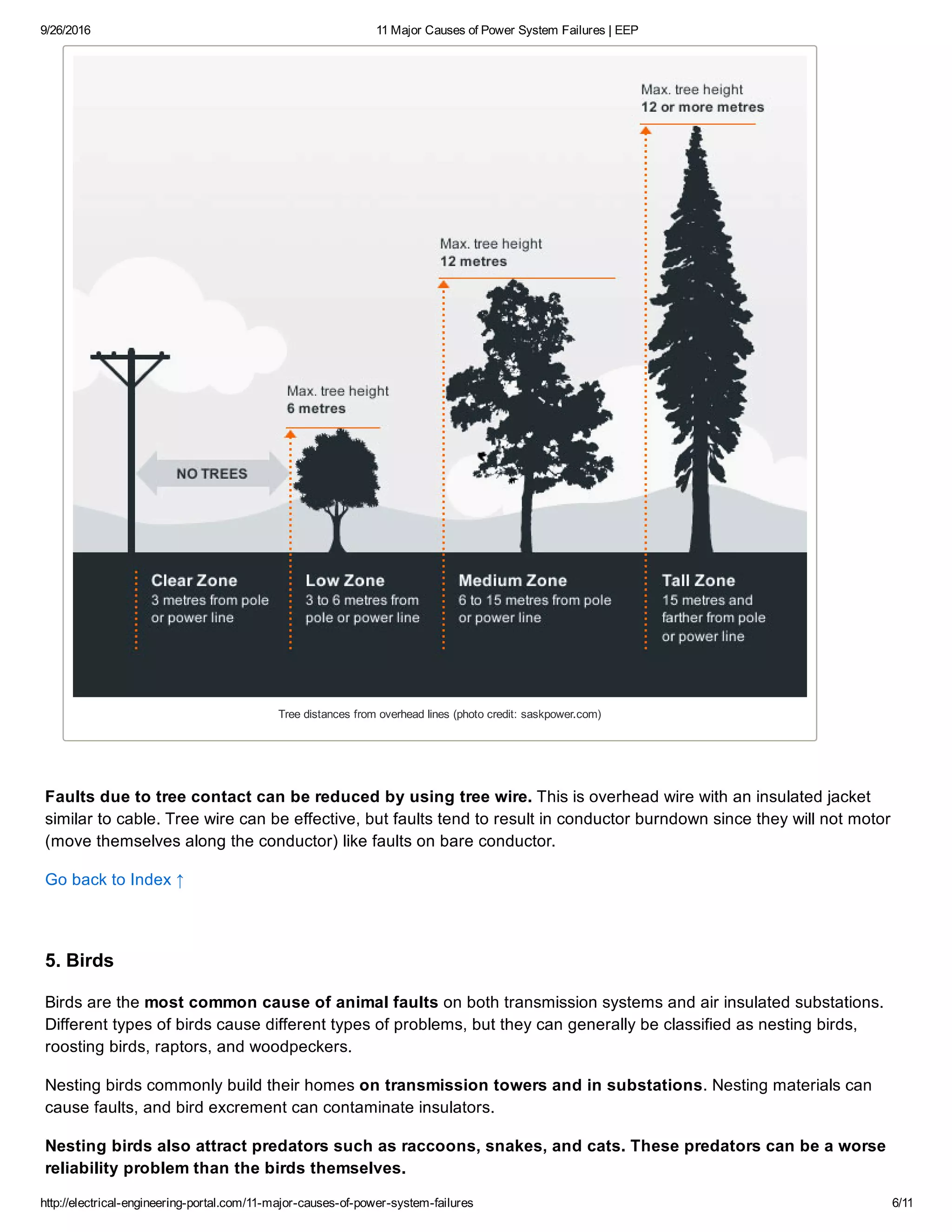 11 major causes of power system failures eep | PDF