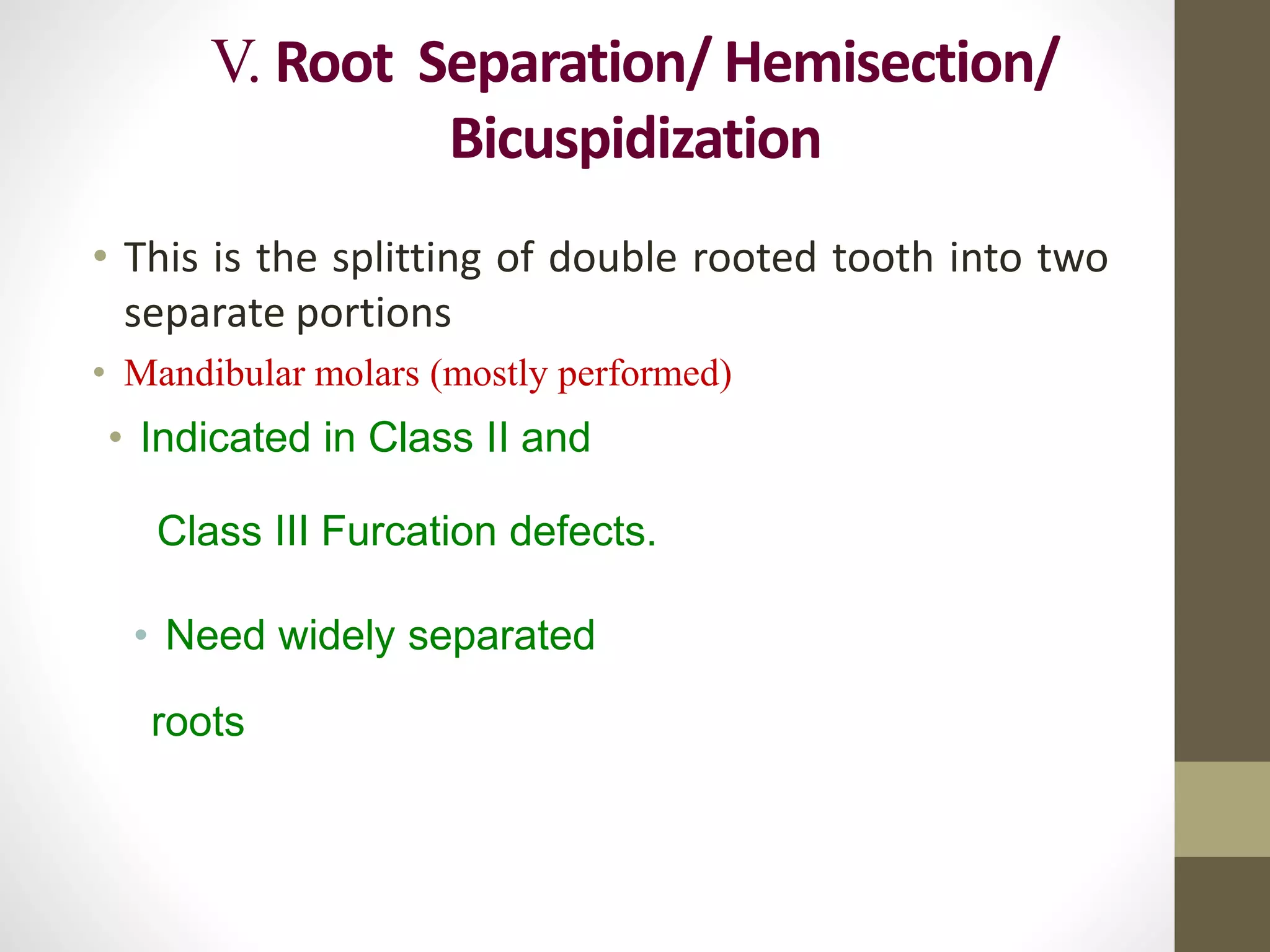 11 management of furcation defects | PPTX