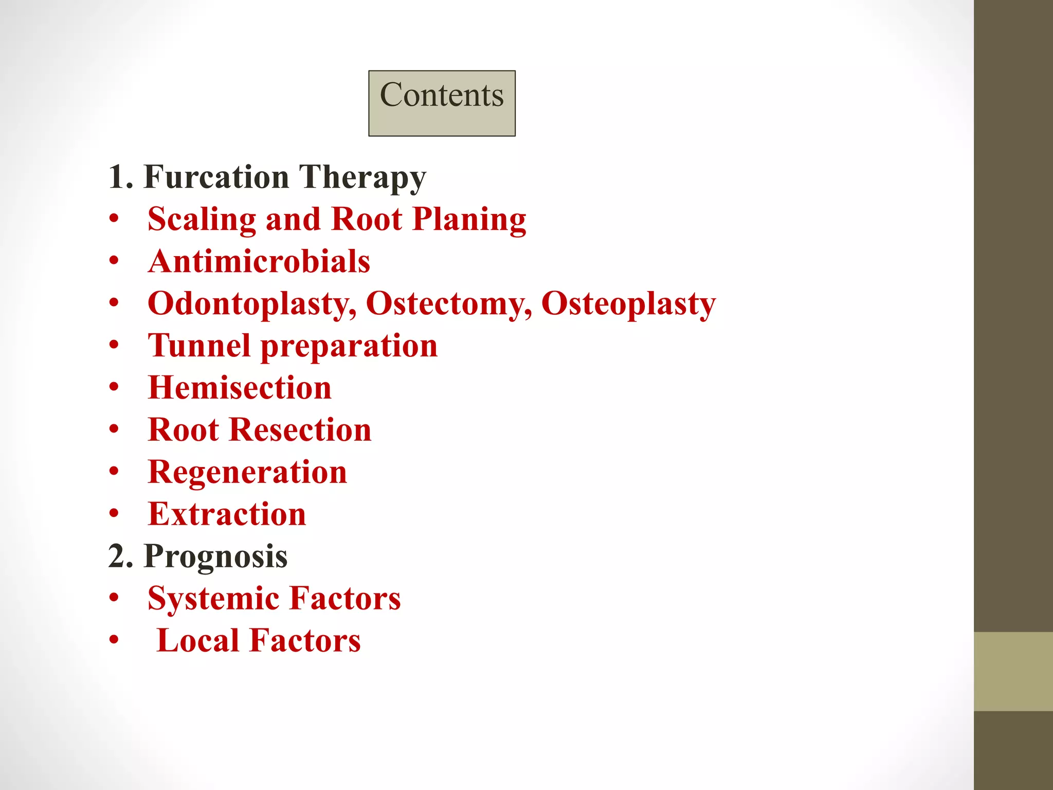 11 management of furcation defects | PPTX