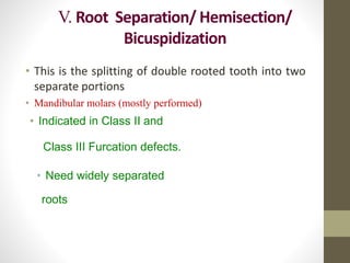 11 management of furcation defects | PPTX