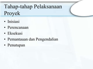 Materi Kuliah Sistem Informasi 11 Manajemen Proyek Sistem Informasi.pptx