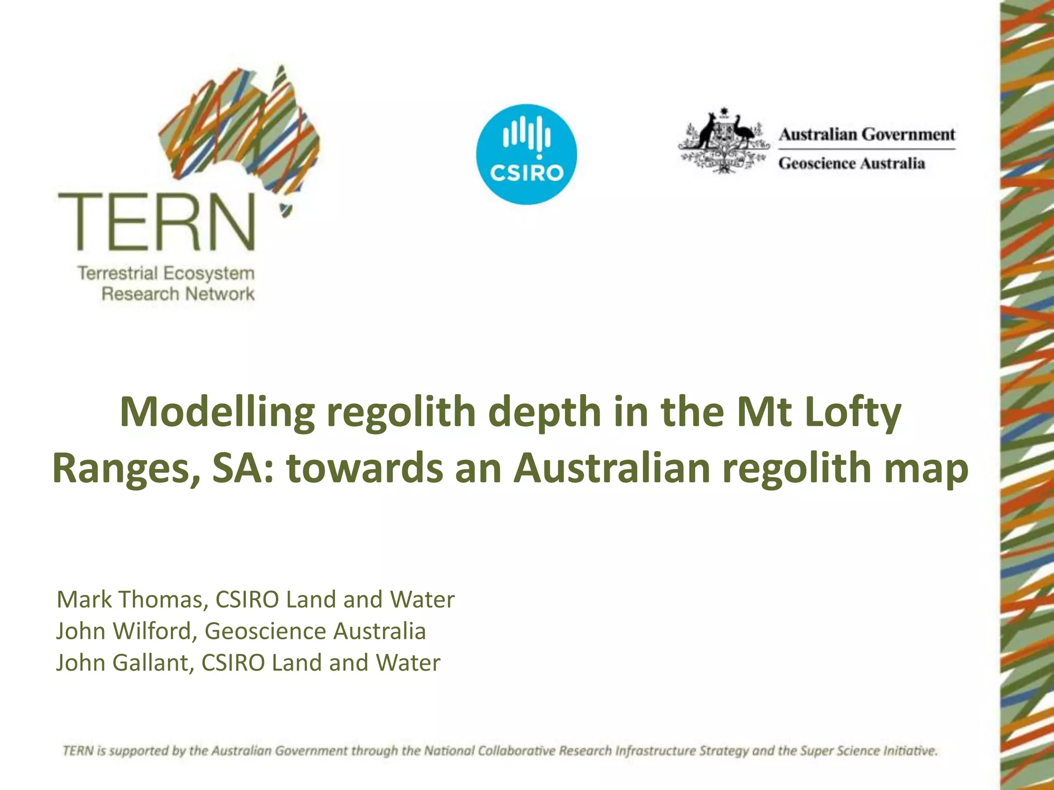 Mark Thomas_A digital soil mapping approach for regolith thickness in ...