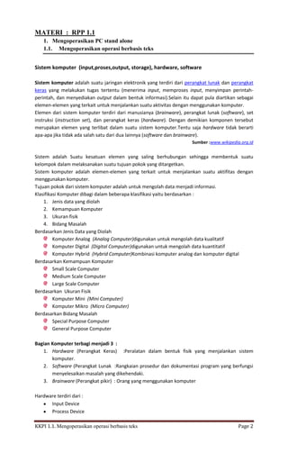 11 materi mengoperasikan operasi berbasis teks | PDF