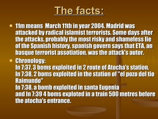 11 M Attacks Adrià Flores Moliner | PPT