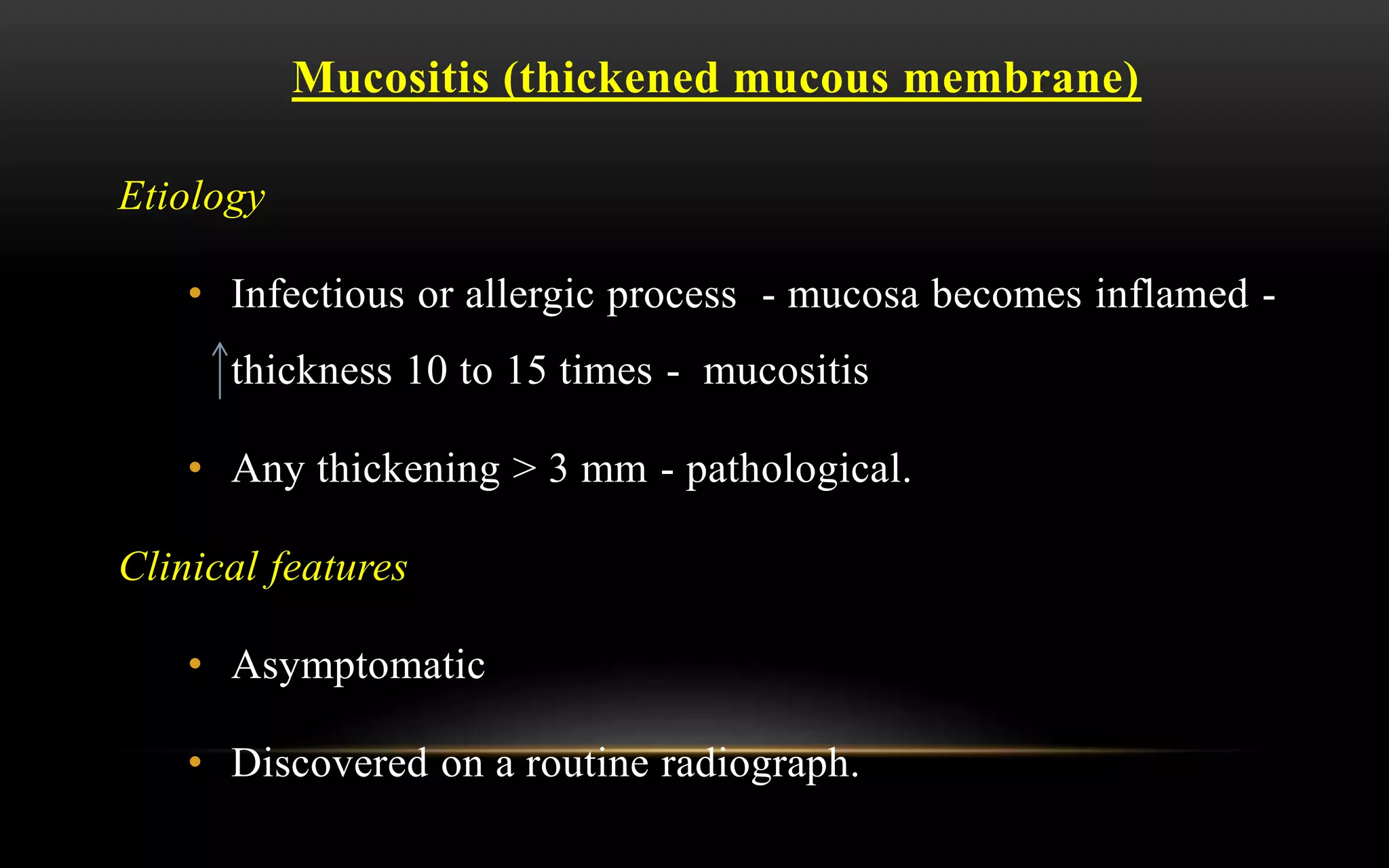 Differential diagnosis of haziness of maxillary sinus | PPTX