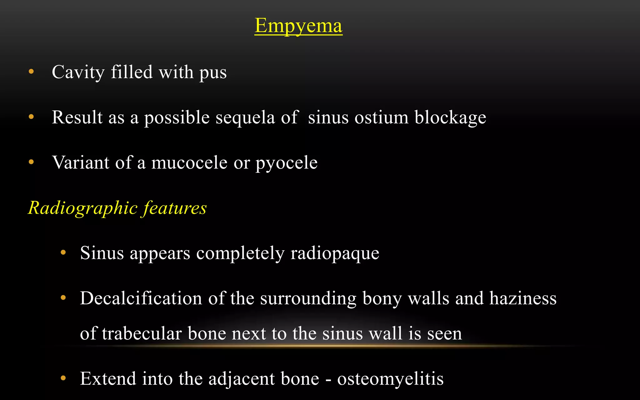 Differential diagnosis of haziness of maxillary sinus | PPTX