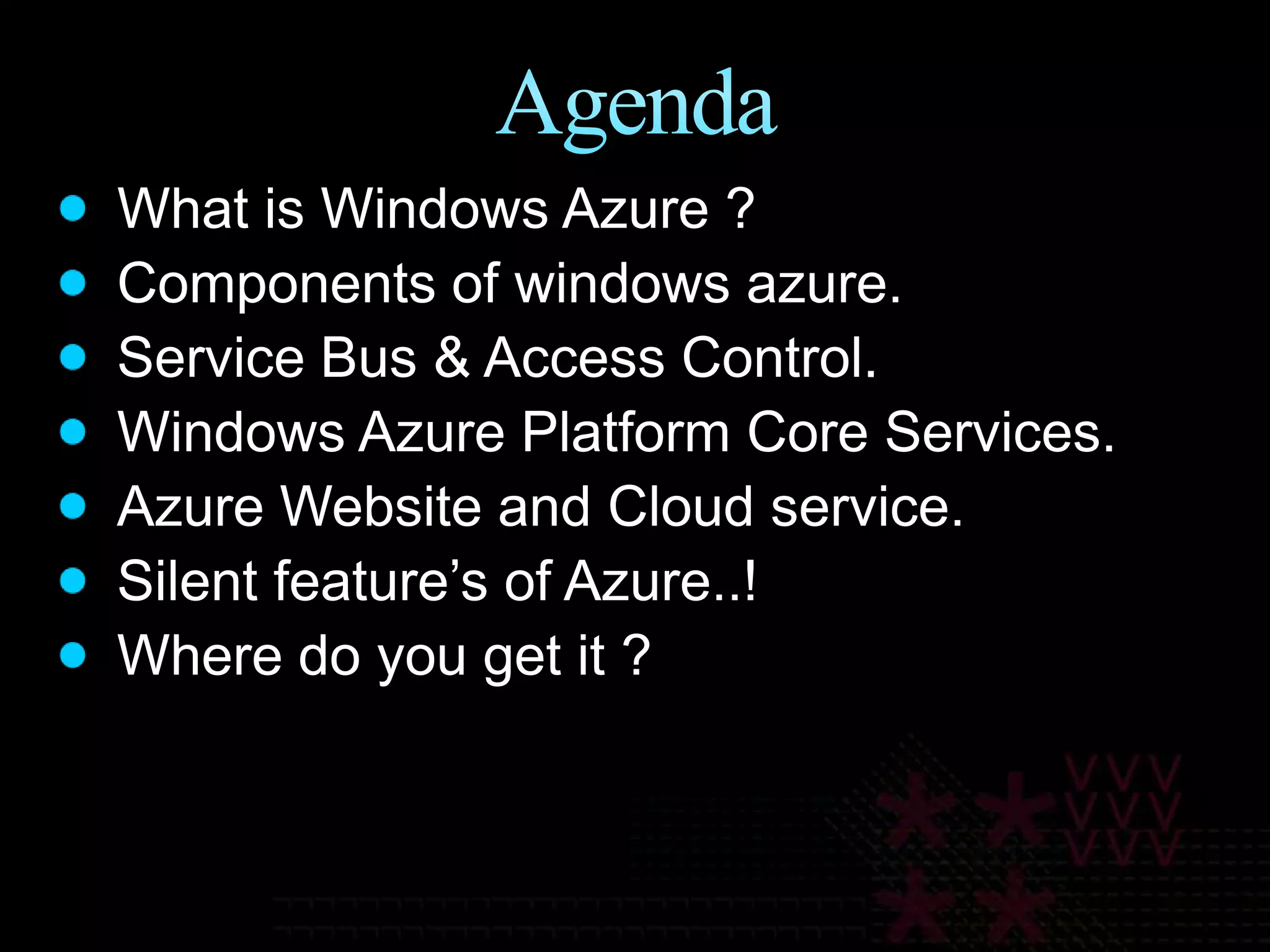 Windows Azure presentation By Kamlesh Asati | PPT