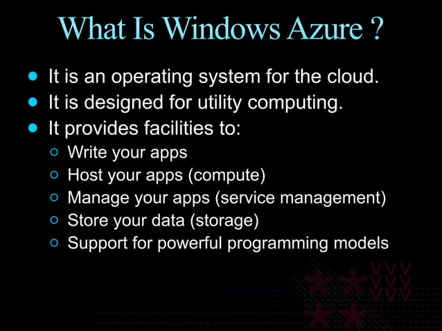 Windows Azure presentation By Kamlesh Asati | PPT