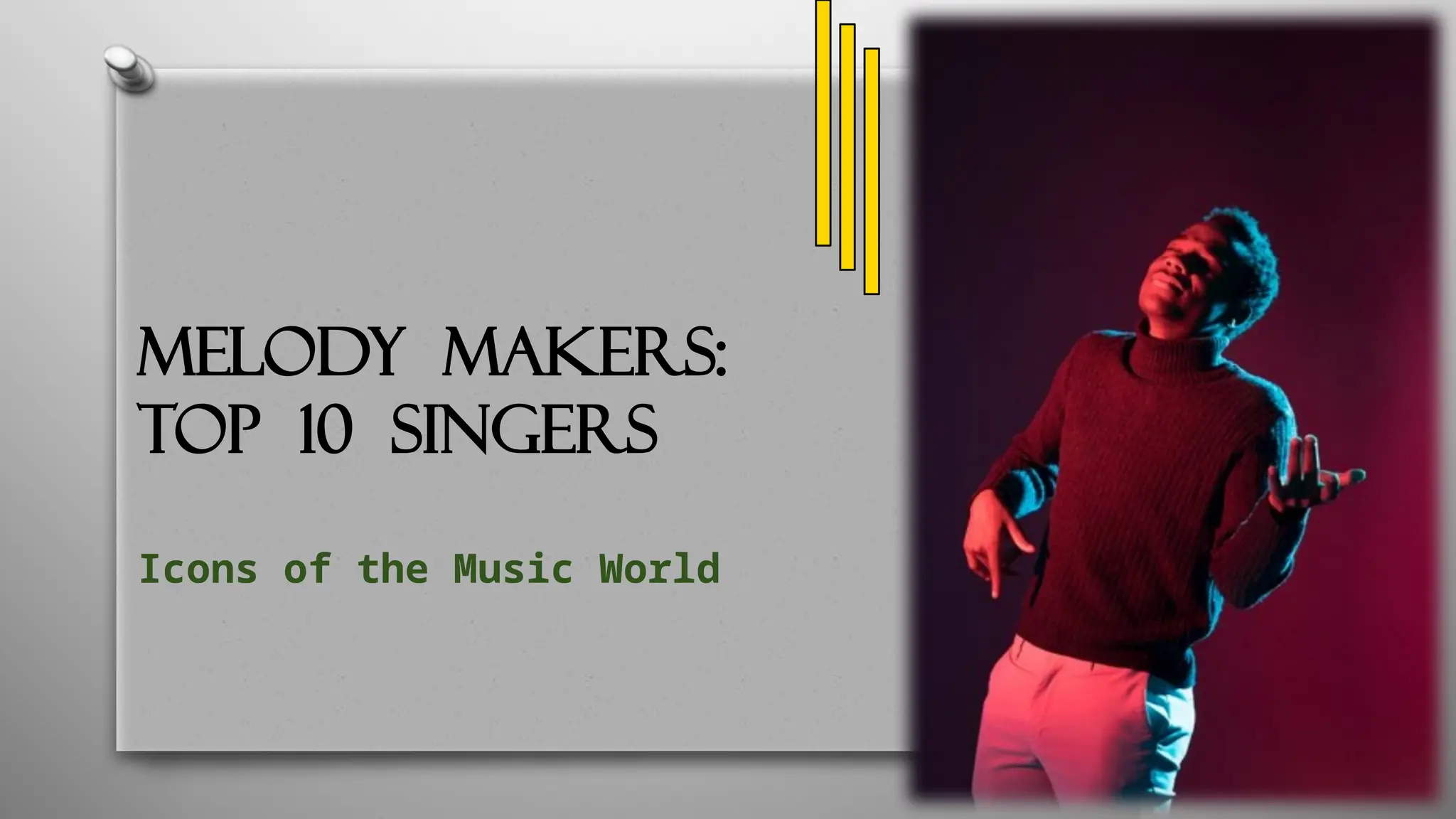 Tubidy Melody Makers Top 10 Singers List | PPT