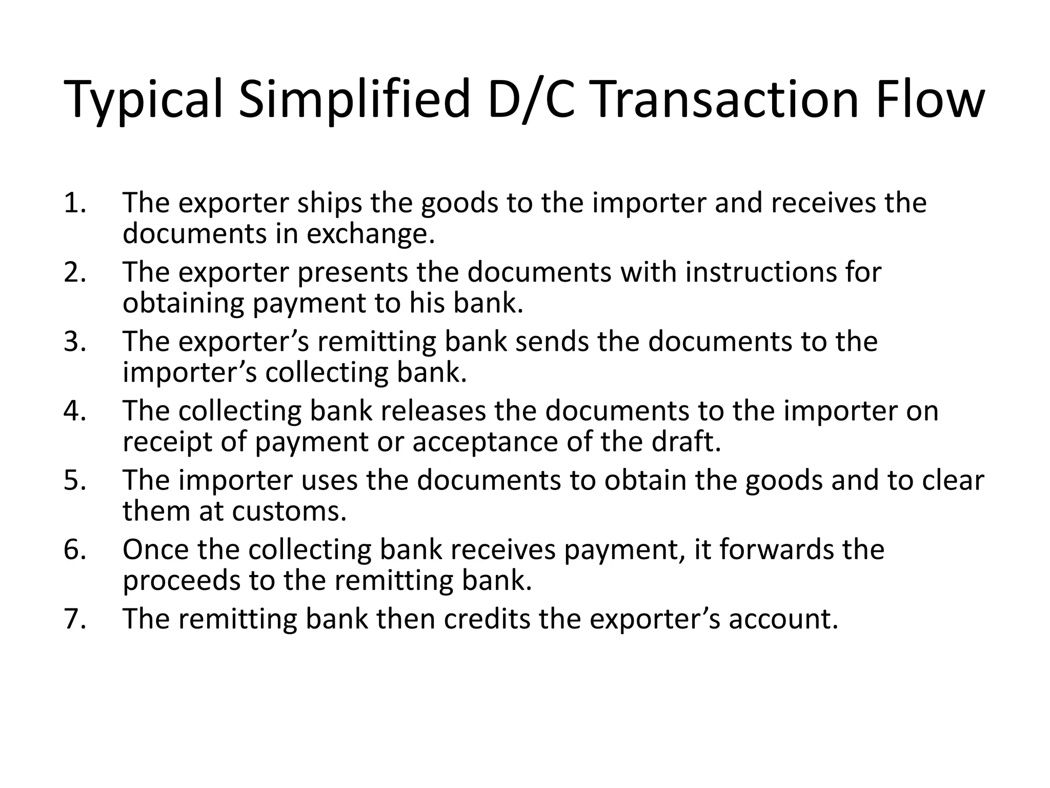 methods of payment in international trade | PPTX
