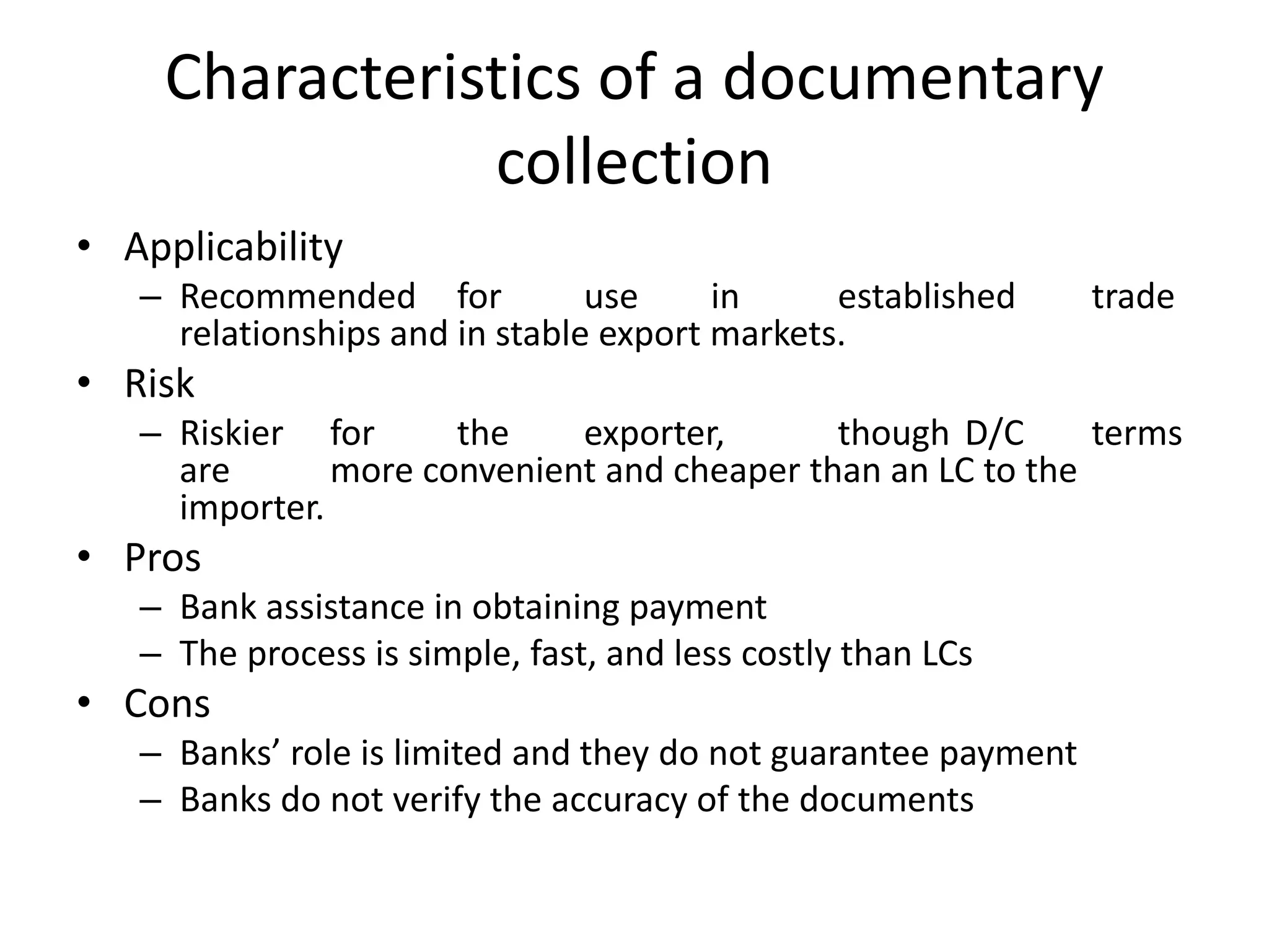 methods of payment in international trade | PPTX