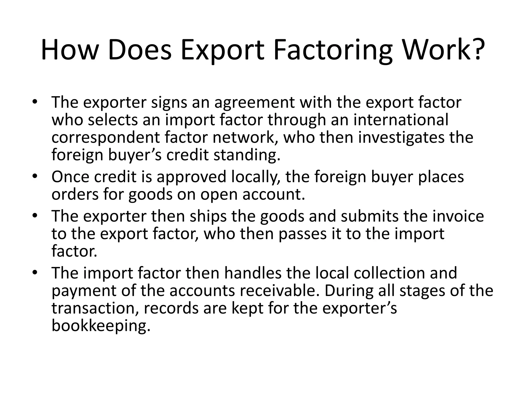 methods of payment in international trade | PPTX