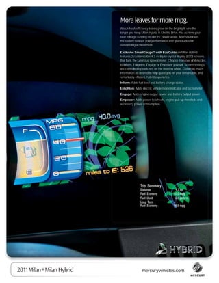 2011 Mercury Milan Hybrid West Herr Ford Lincoln Mercury, NY | PDF