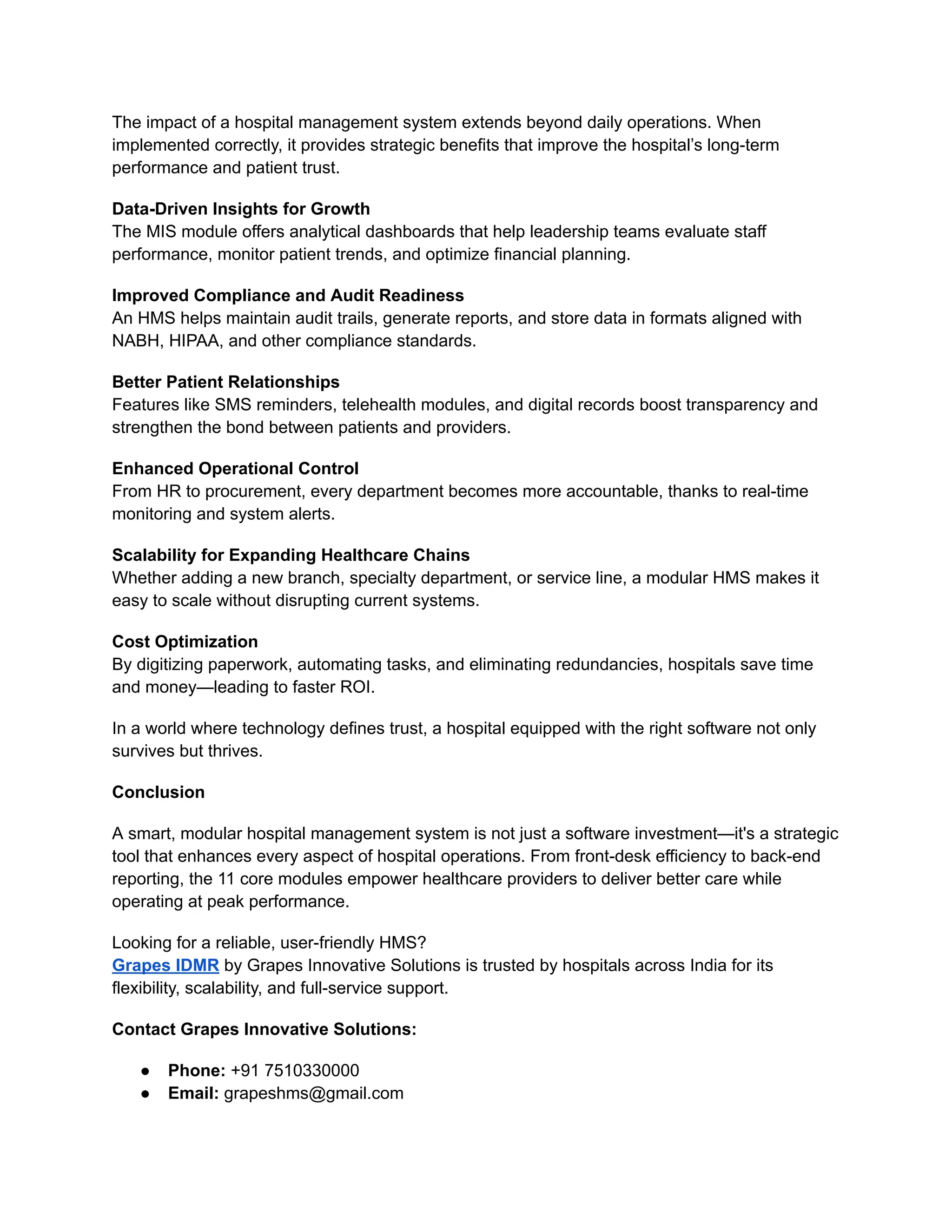 11 Modules of Hospital Management System and Their Benefits.pdf