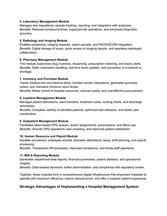 11 Modules of Hospital Management System and Their Benefits.pdf
