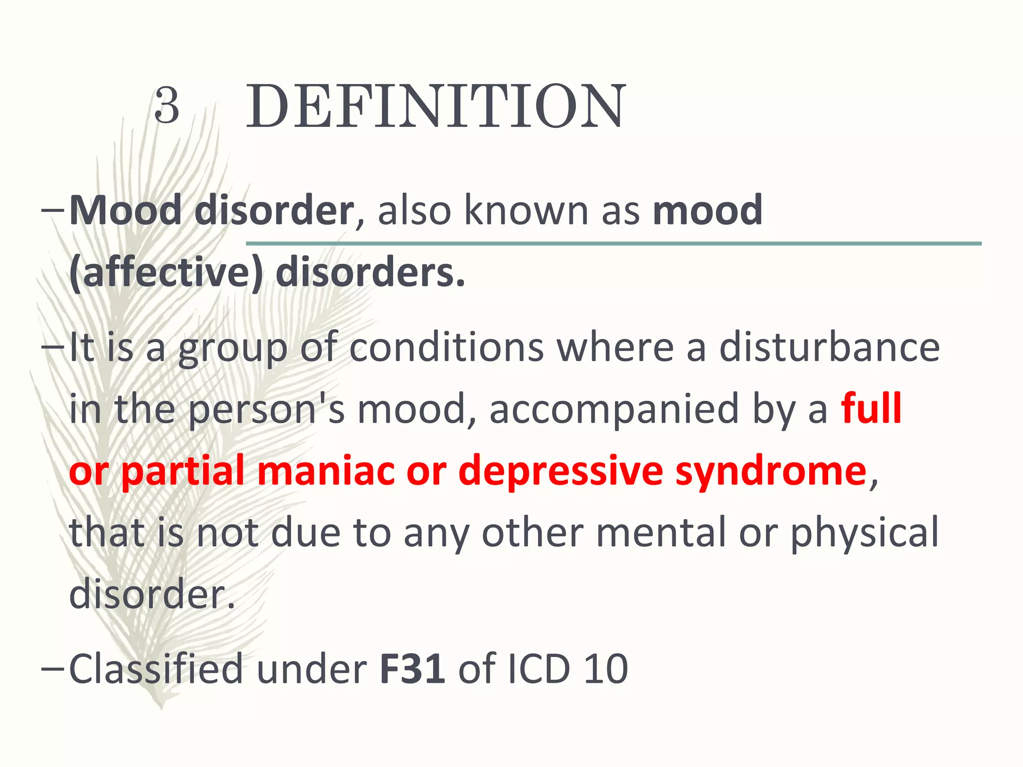 11 mood disorders Basics | PPT