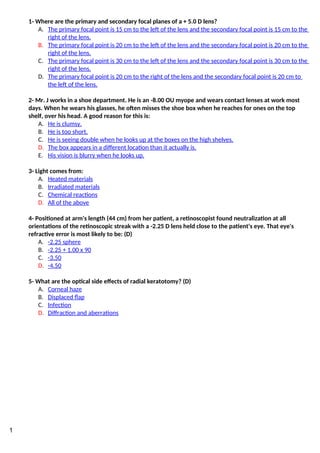 11 Multiple Choice Questions (MCQS) - OPTICS and refraction.doc