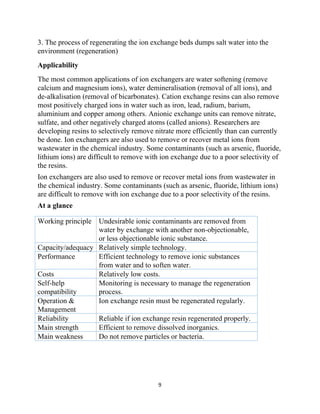 Water treatment method | PDF