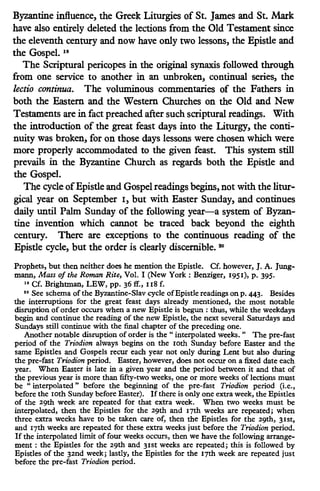 11 notes the reading of the epistle | PDF