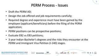 INSZoom Immigration Conference 2016 - PERM Process Recent Trends | PPT
