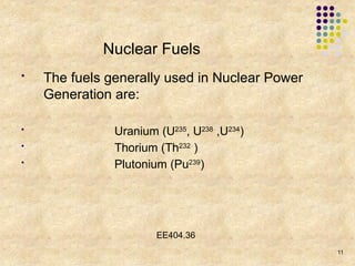 NUCLEAR POWER PLANT -BASIC COMPONENTS AND PRINCIPLE | PPT