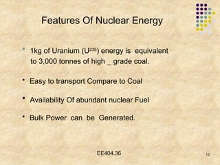NUCLEAR POWER PLANT -BASIC COMPONENTS AND PRINCIPLE | PPT