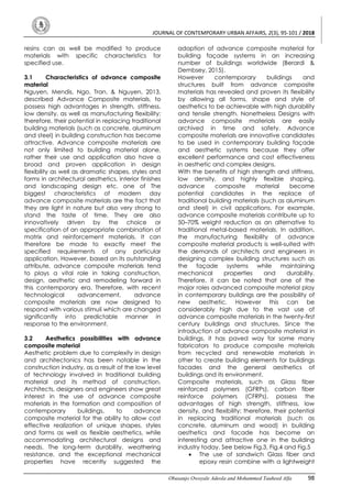 The Role of Advance Composite material In Contemporary Buildings | PDF