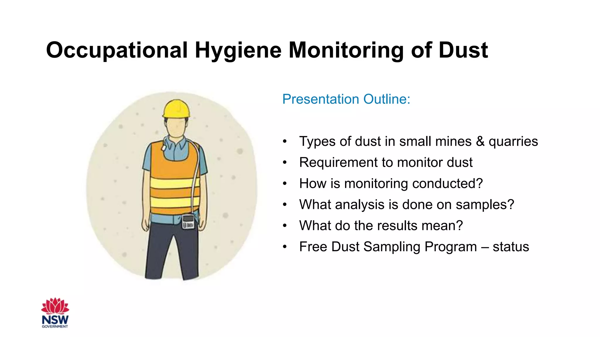 11 occupational hygiene monitoring of dust | PPTX
