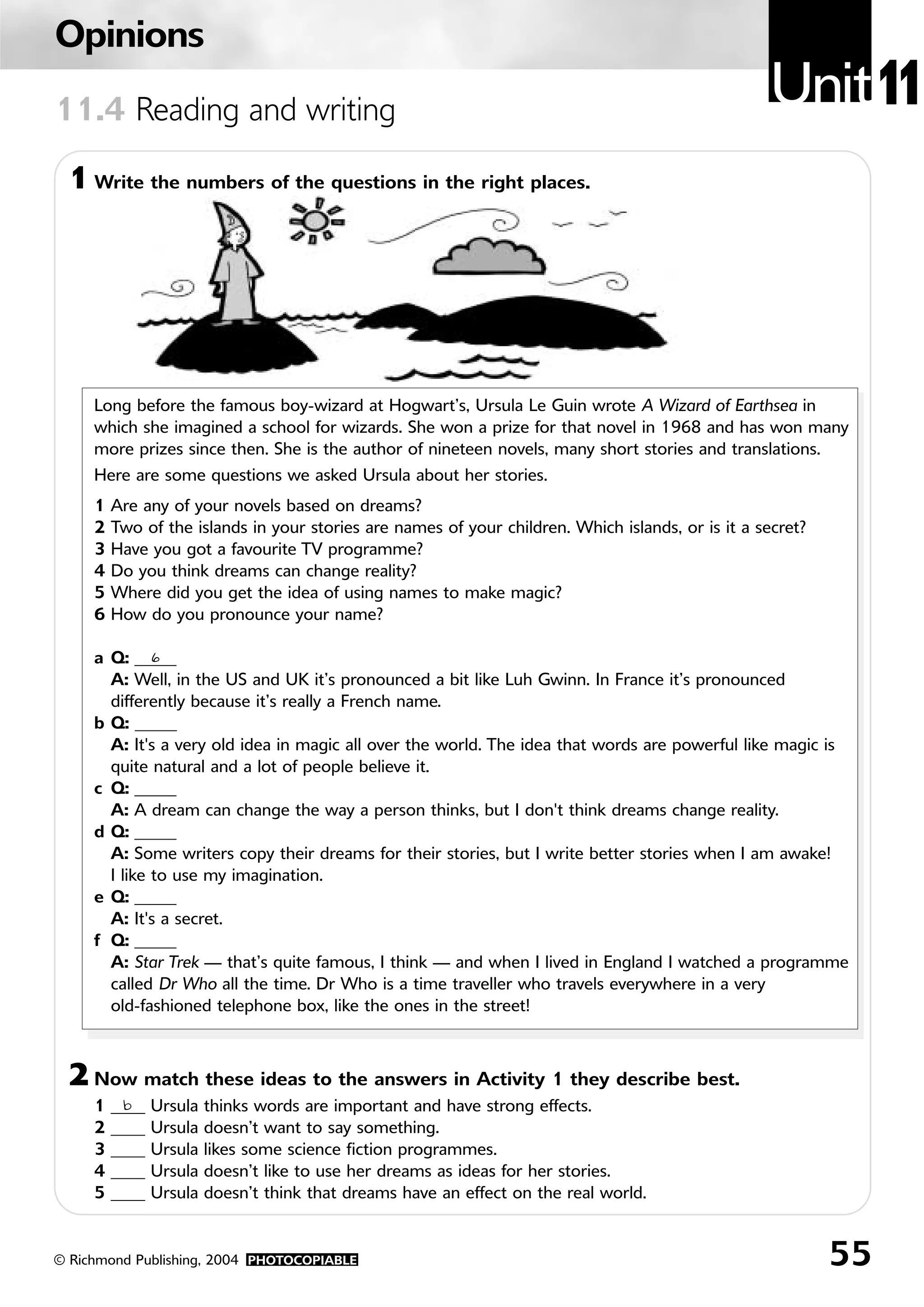Unit 11 Opinions | PDF