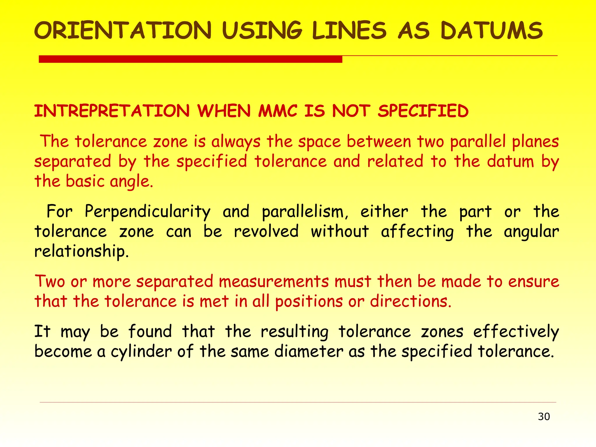 study of part alignment in inspection either on cmm | PPT