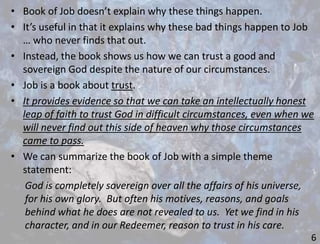 Session 11 Old Testament Overview - Job | PPT