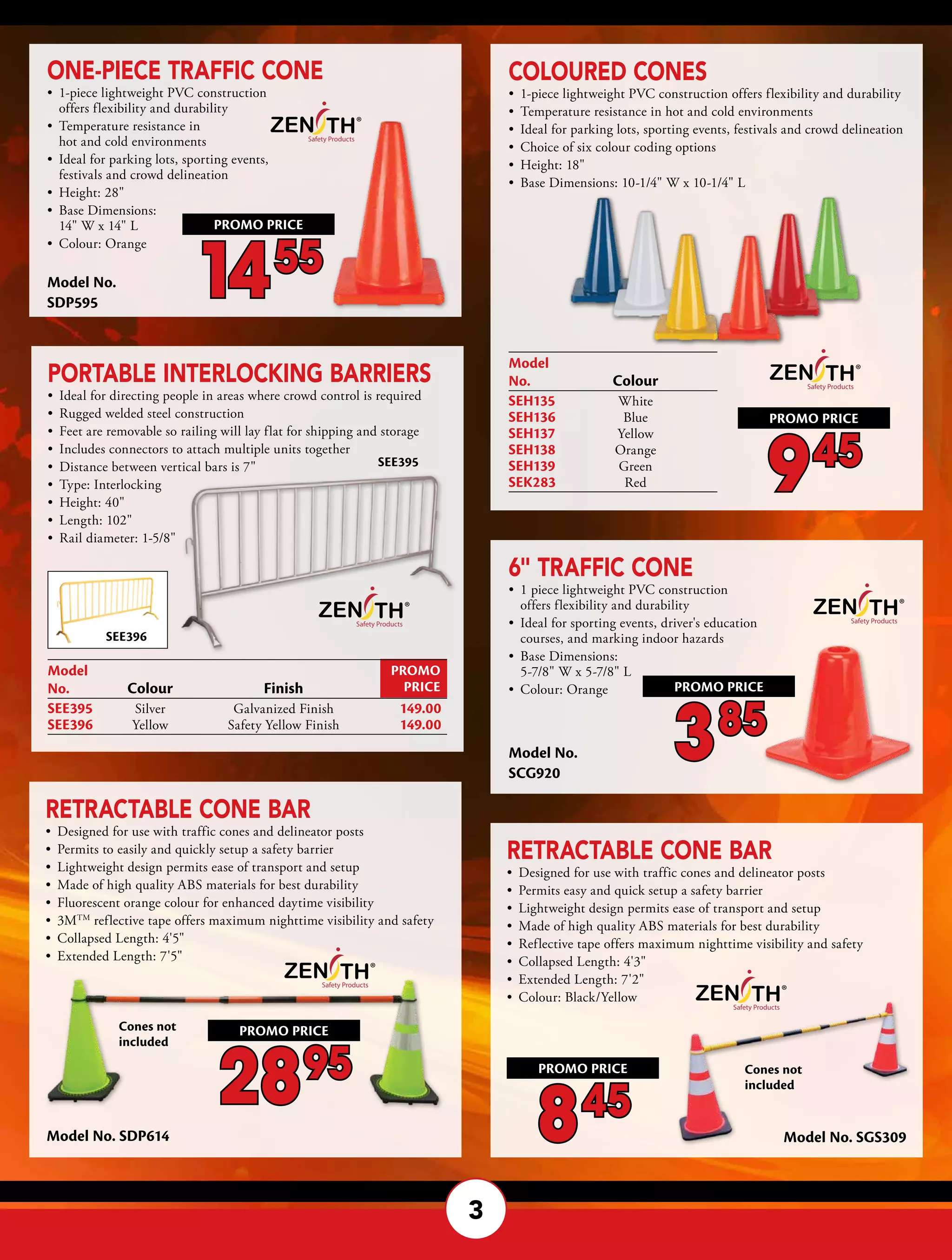 Outdoor Traffic and Safety Supplies for Spring 2021 | PDF