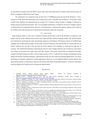Hybrid Feature Classification Approach for Malicious JavaScript Attack Detection using Deep ...