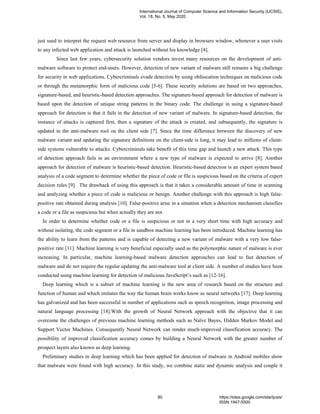 Hybrid Feature Classification Approach for Malicious JavaScript Attack Detection using Deep ...